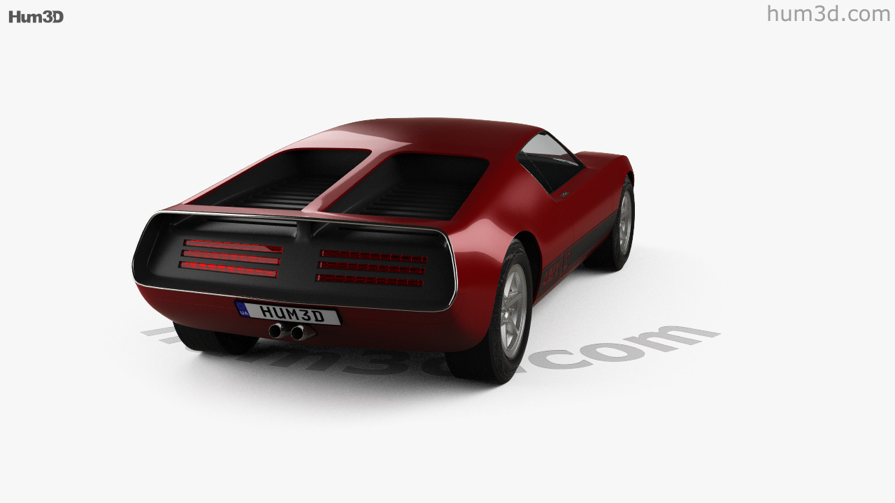 360 view of AMC AMX 2 1969 3D model - 3DModels store