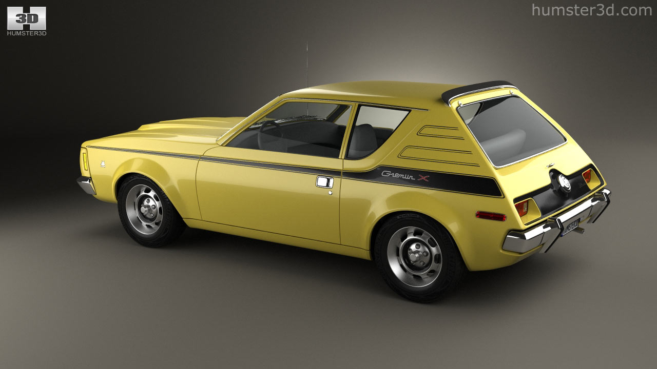360 view of AMC Gremlin 1970 3D model - 3DModels store