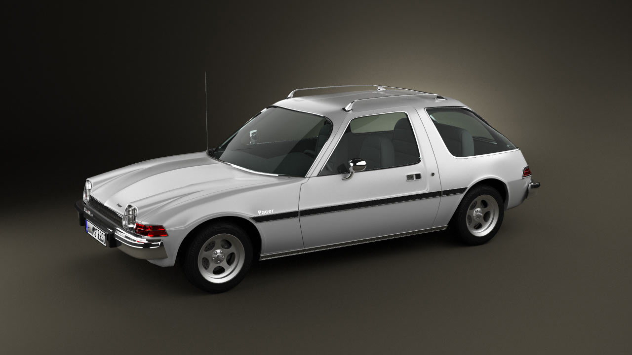 360 view of AMC Pacer 1975 3D model - 3DModels store