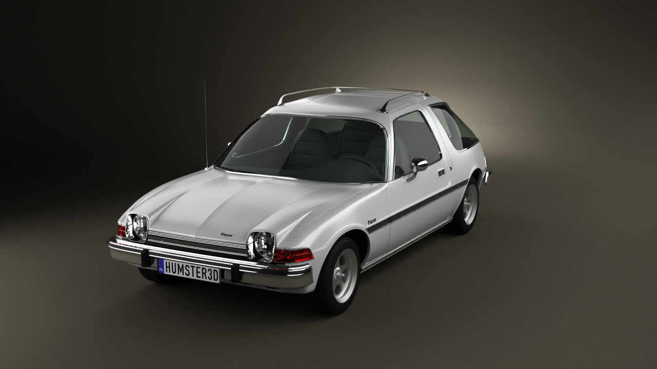 360 view of AMC Pacer 1975 3D model - 3DModels store