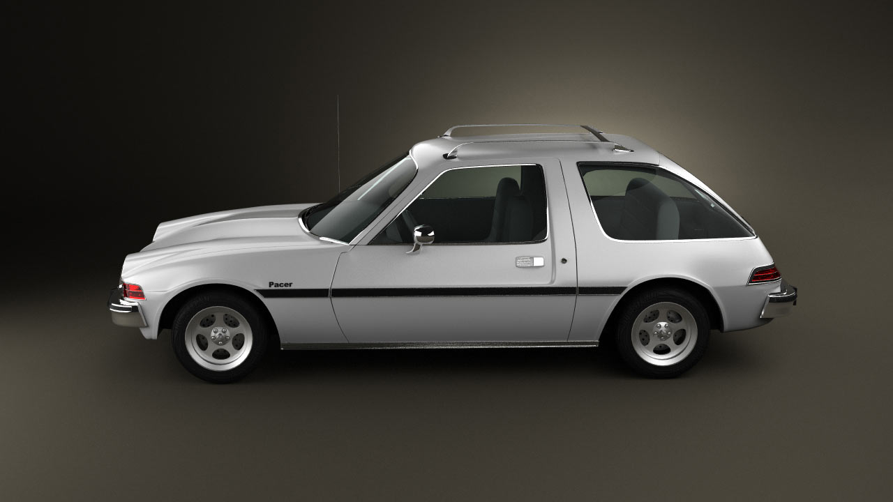 360 view of AMC Pacer 1975 3D model - 3DModels store