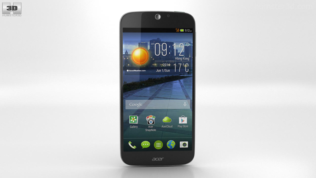 360 view of Acer Liquid Jade Green 3D model - 3DModels store