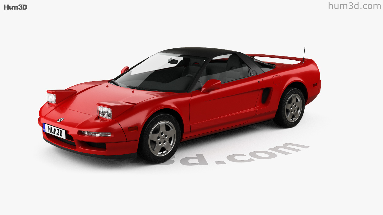 360 view of Acura NSX 2005 3D model - 3DModels store