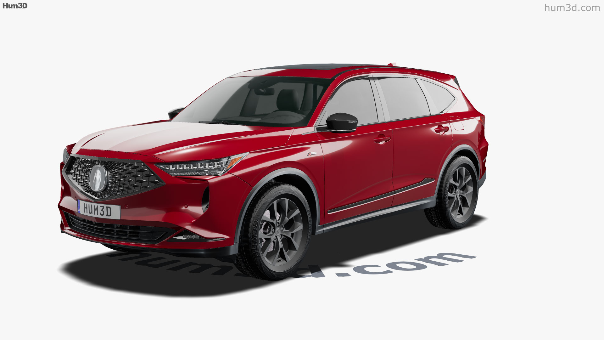 Acura MDX A-Spec US-spec 2024 360도 3D 모델 - 3DModels