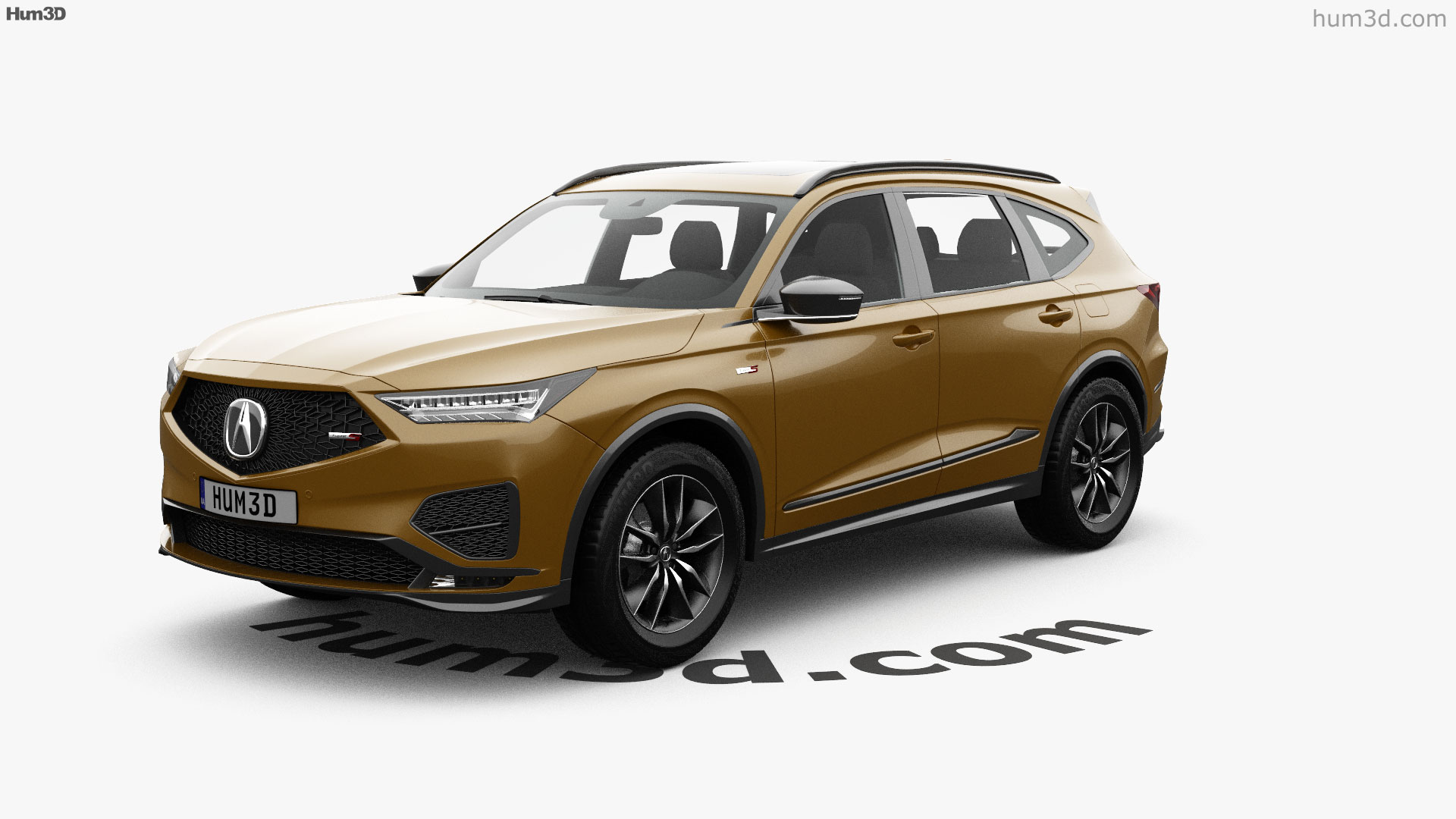 360 view of Acura MDX Type S US-spec 2024 3D model - 3DModels store