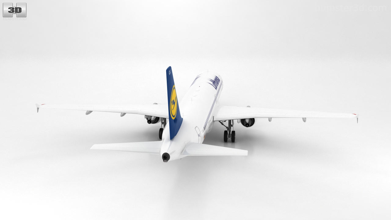 360 view of Airbus A320 3D model - 3DModels store