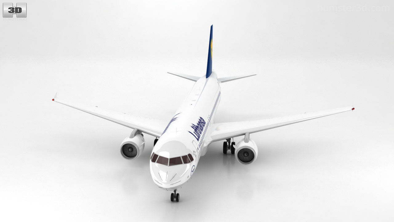 360 view of Airbus A320 3D model - 3DModels store