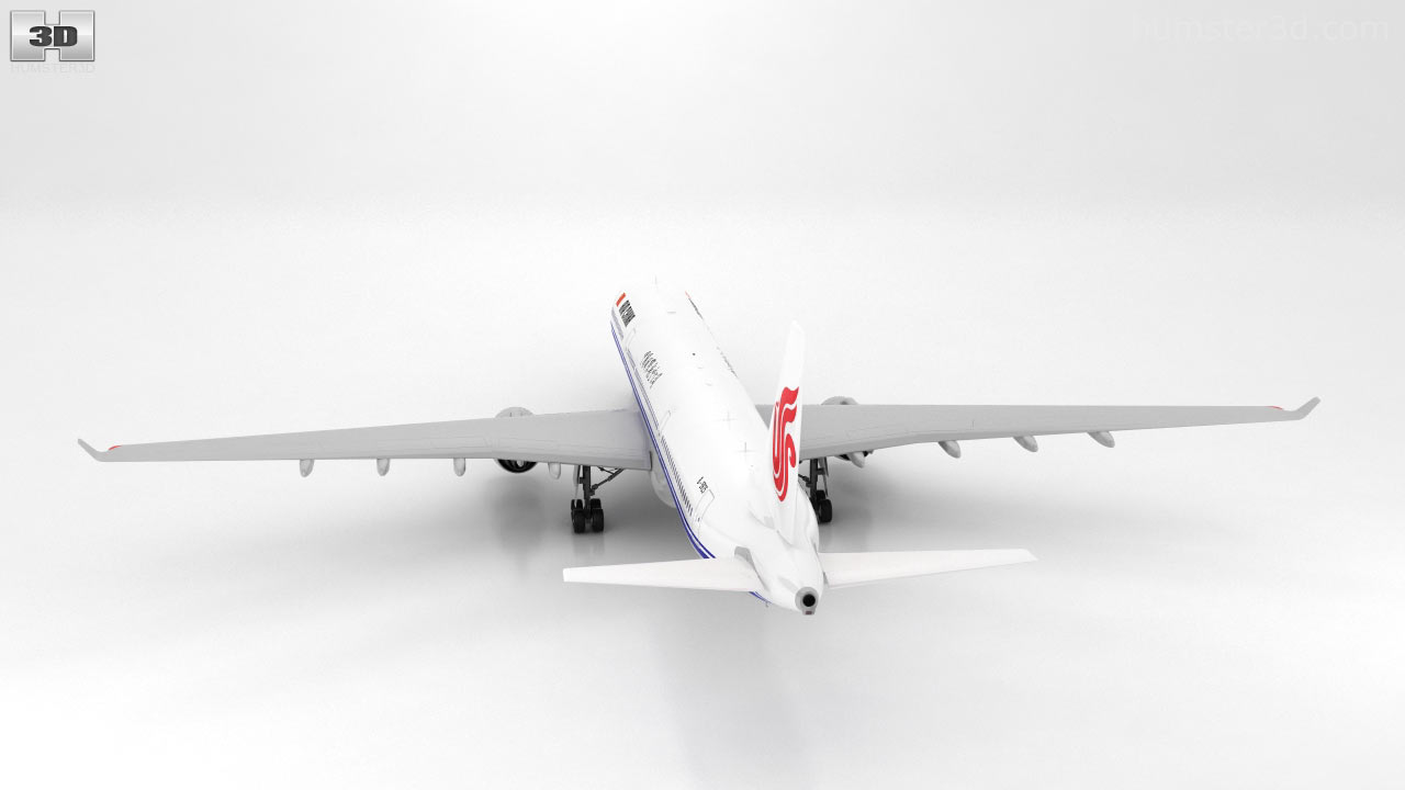 360 view of Airbus A330-300 3D model - 3DModels store