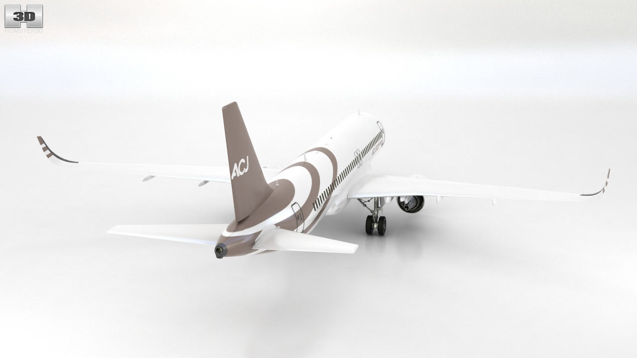360 view of Airbus ACJ320neo 3D model - 3DModels store