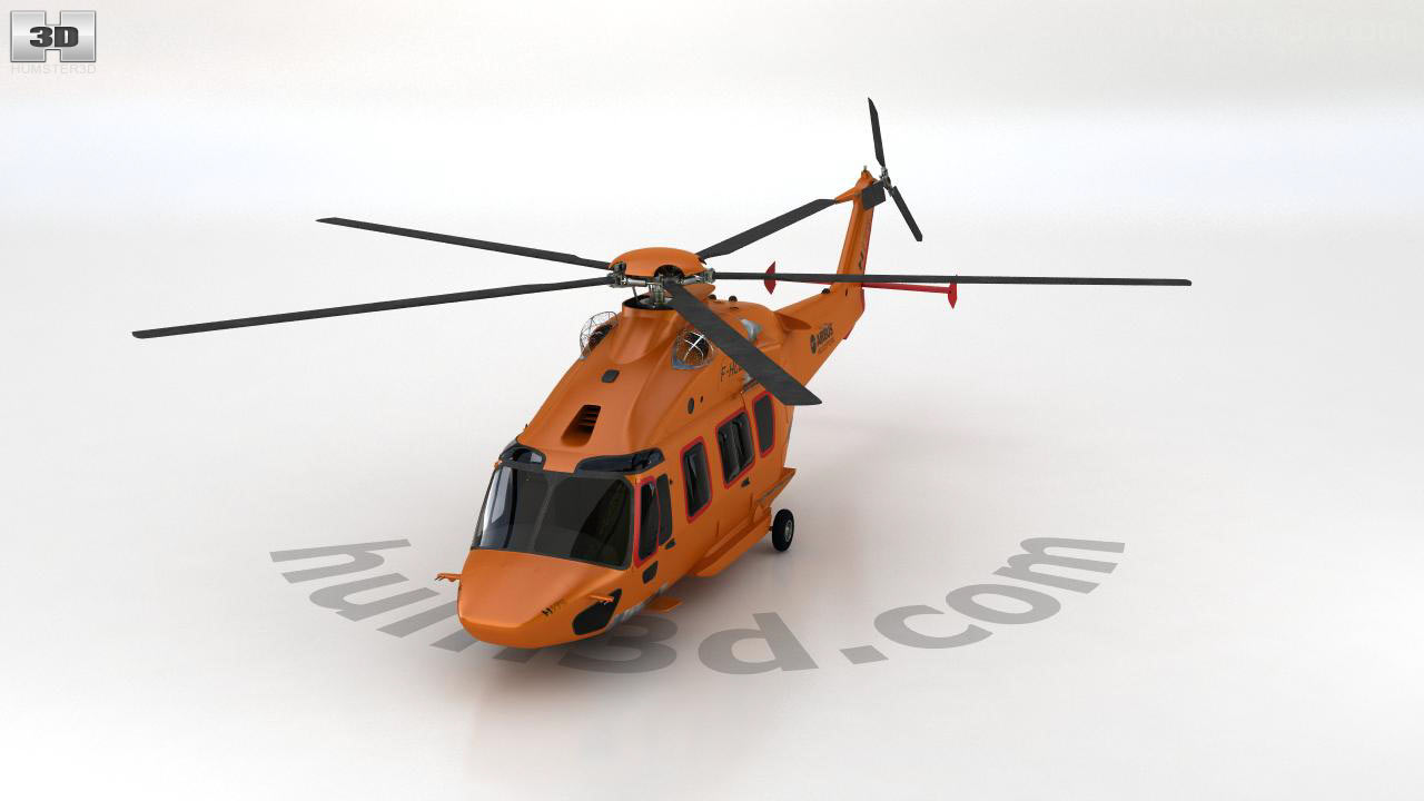 360 view of Airbus Helicopters H175 3D model - 3DModels store