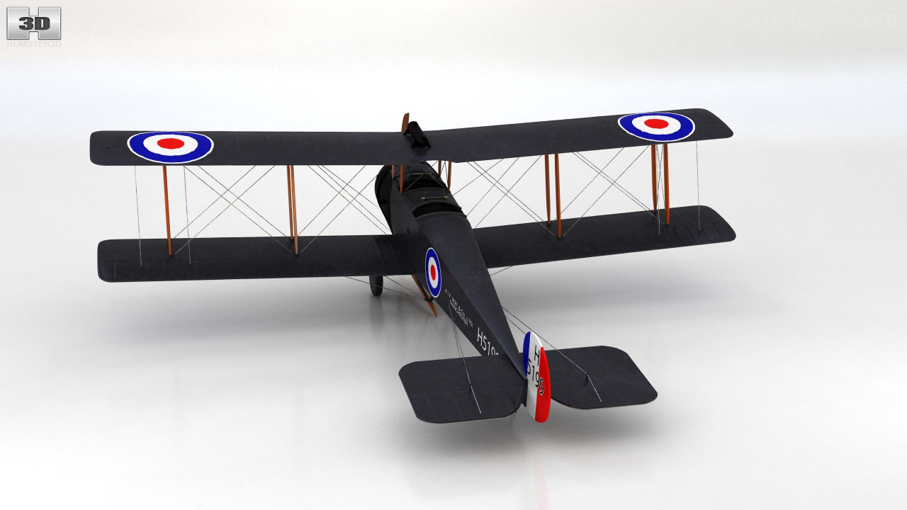 360 view of Avro 504 3D model - 3DModels store