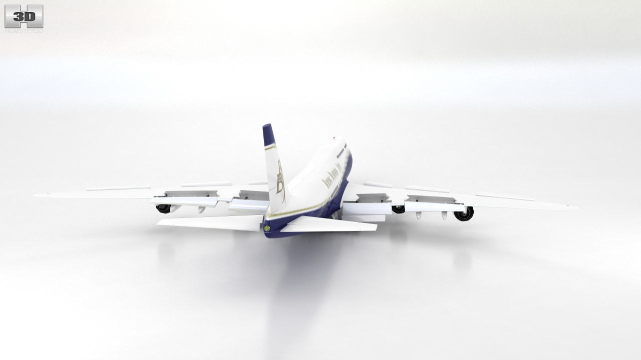 360 view of Boeing 747-8I Business Jets 3D model - 3DModels store
