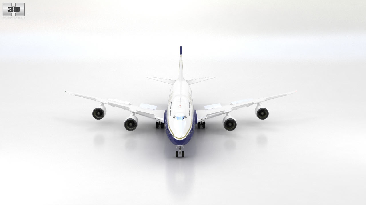 360 view of Boeing 747-8I Business Jets 3D model - 3DModels store