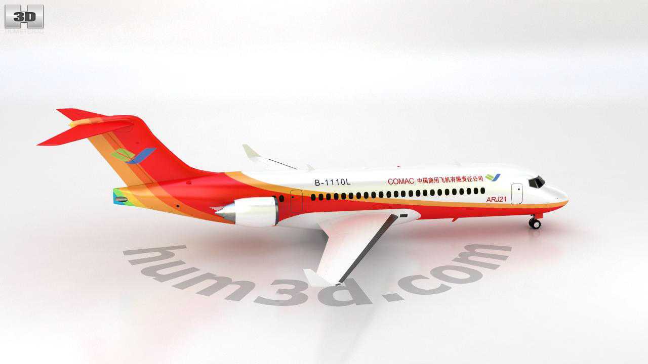 360 view of Comac ARJ21 3D model - 3DModels store