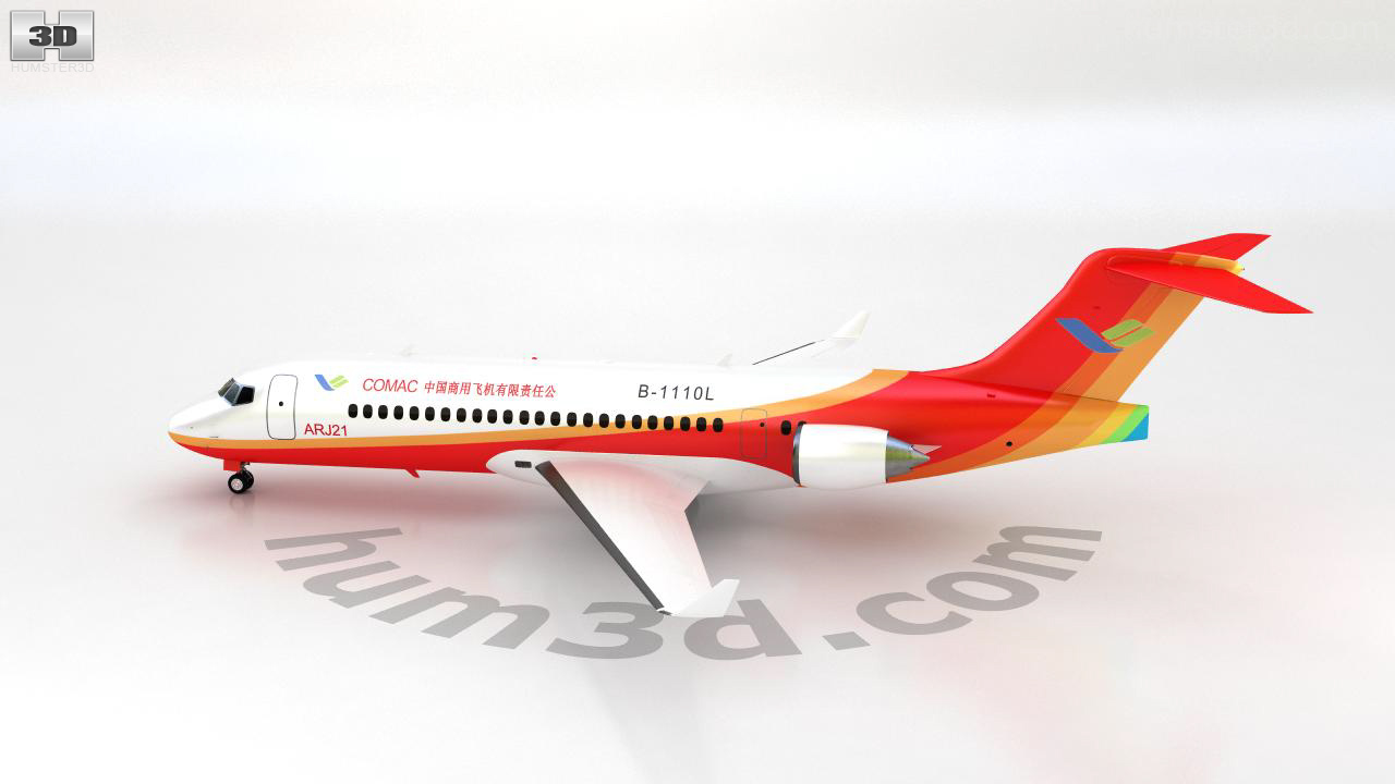 360 view of Comac ARJ21 3D model - 3DModels store