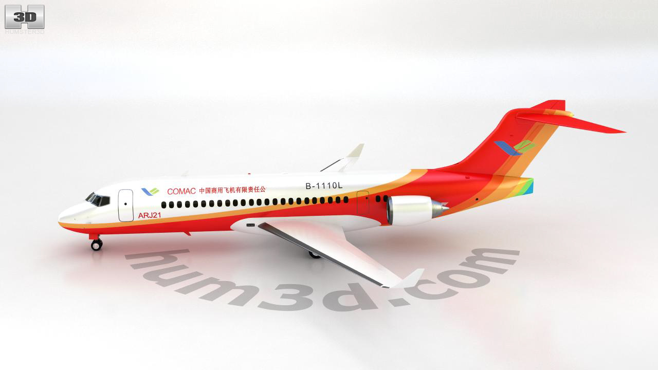 360 view of Comac ARJ21 3D model - 3DModels store