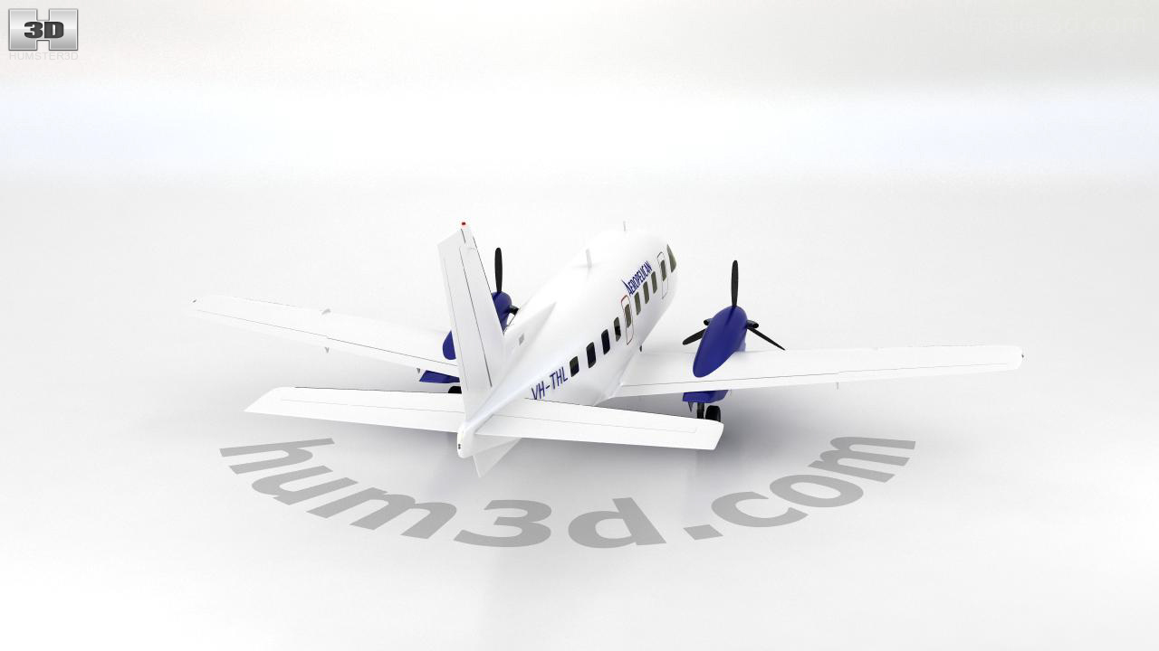 360 view of Embraer EMB 110 3D model - 3DModels store