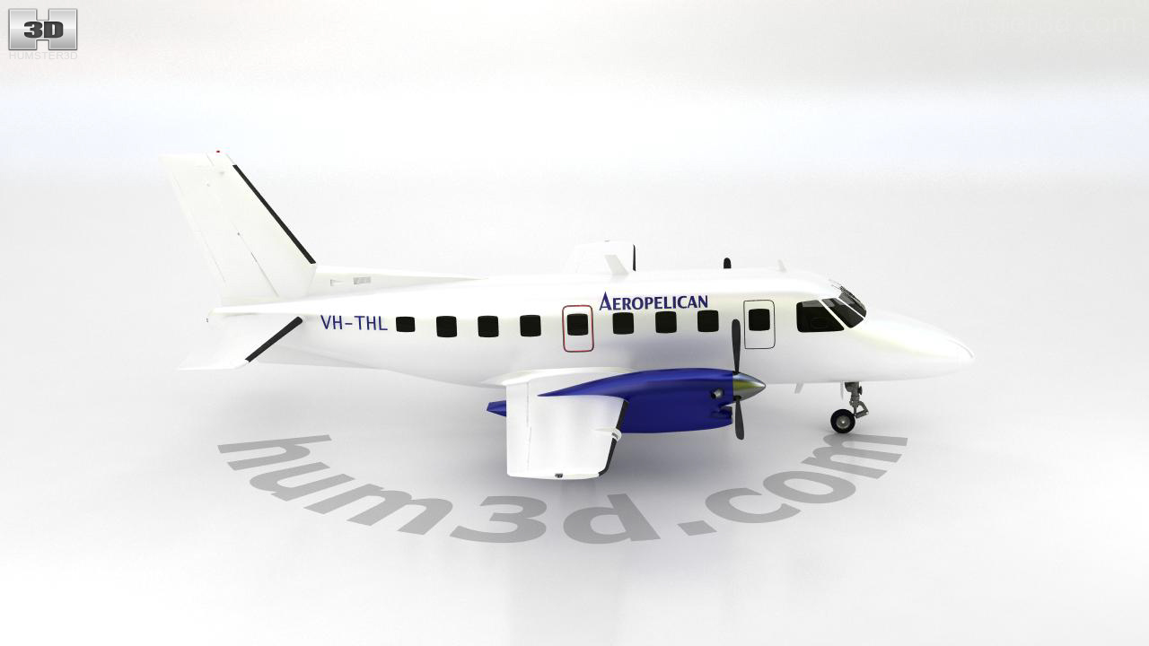 360 view of Embraer EMB 110 3D model - 3DModels store