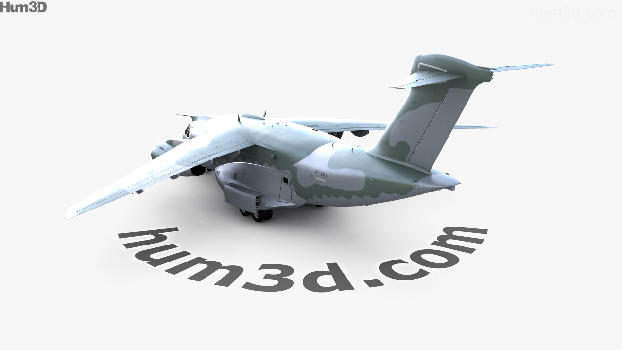 360 view of Embraer KC-390 3D model - 3DModels store