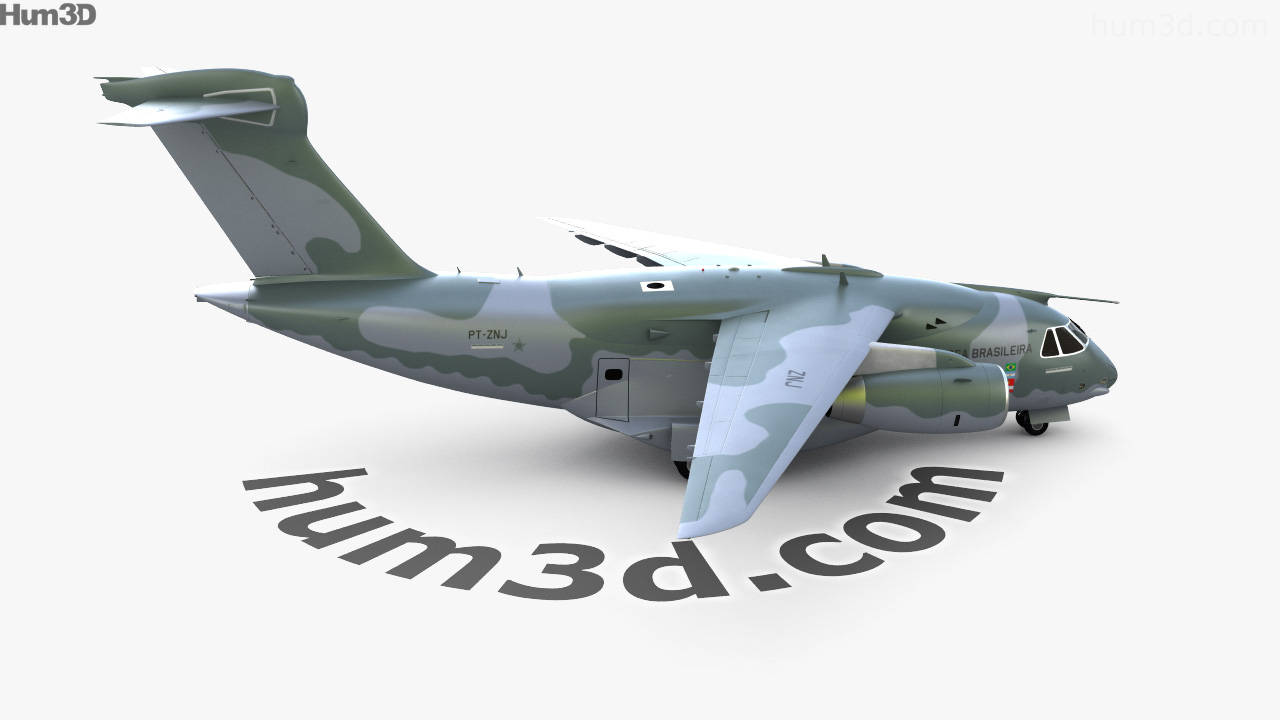 360 view of Embraer KC-390 3D model - 3DModels store
