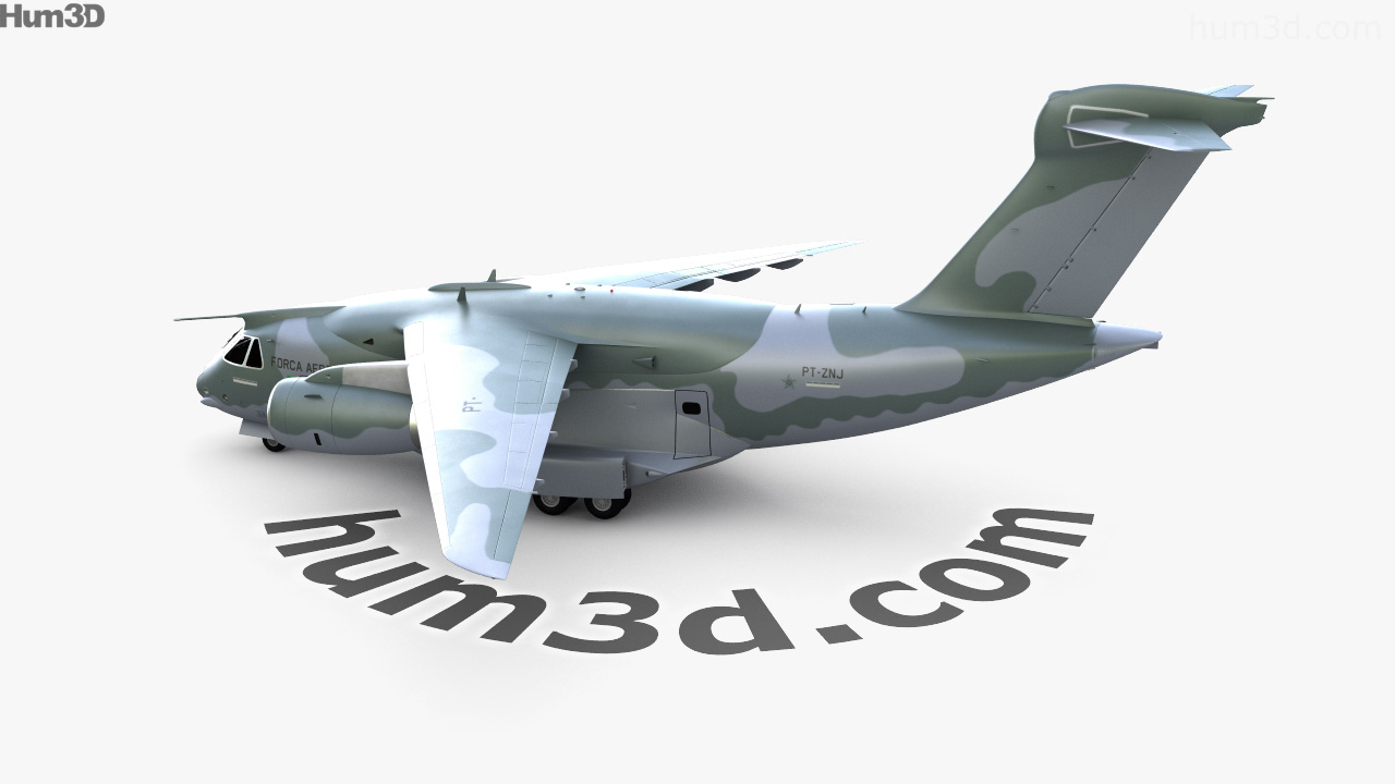 360 view of Embraer KC-390 3D model - 3DModels store