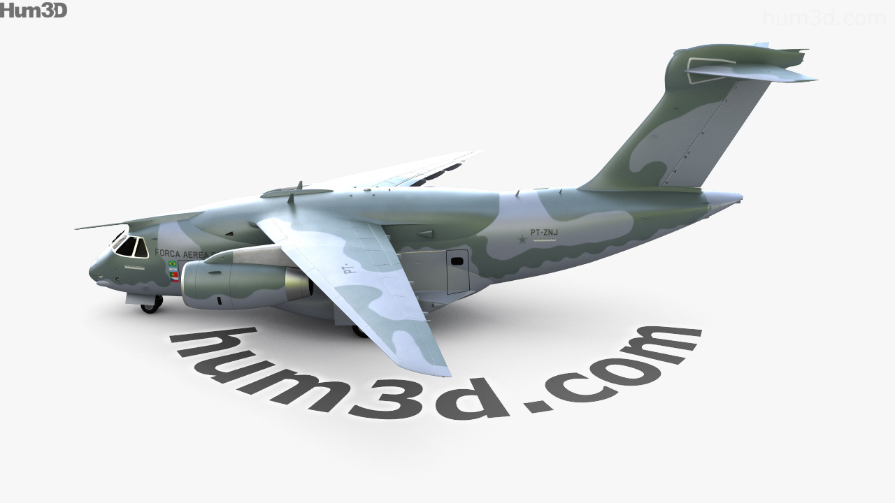 360 view of Embraer KC-390 3D model - 3DModels store