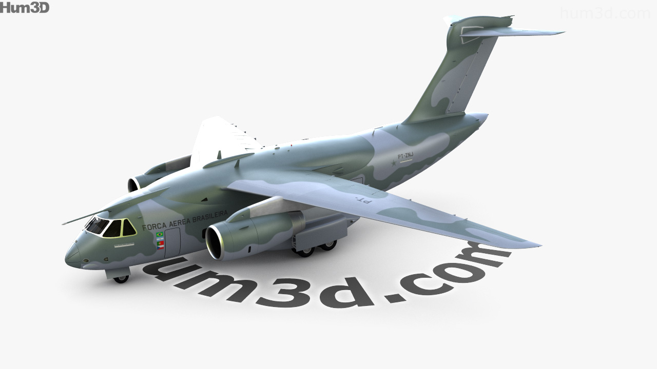 360 view of Embraer KC-390 3D model - 3DModels store