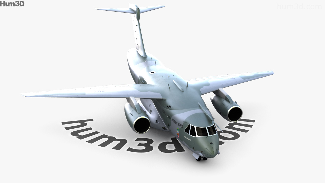 360 view of Embraer KC-390 3D model - 3DModels store