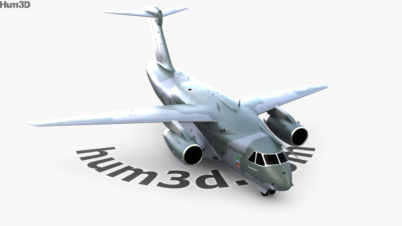 360 view of Embraer KC-390 3D model - 3DModels store