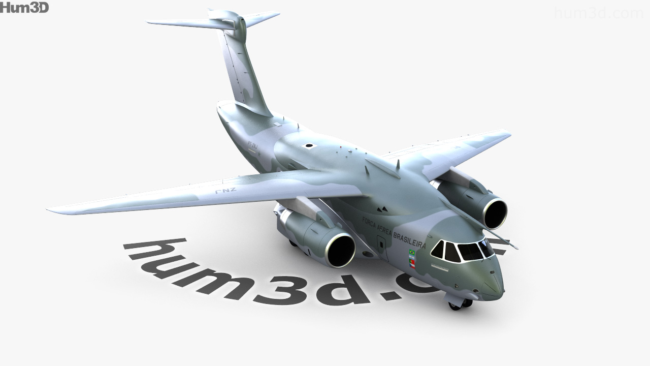 360 view of Embraer KC-390 3D model - 3DModels store
