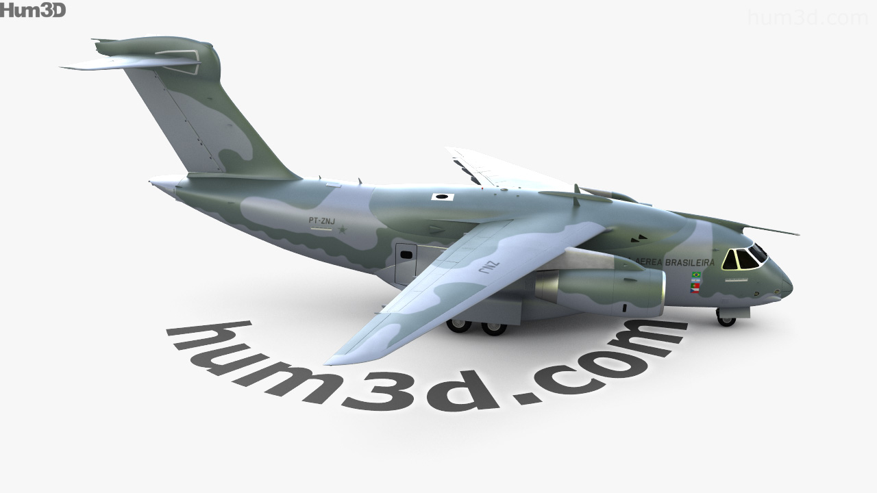 360 view of Embraer KC-390 3D model - 3DModels store