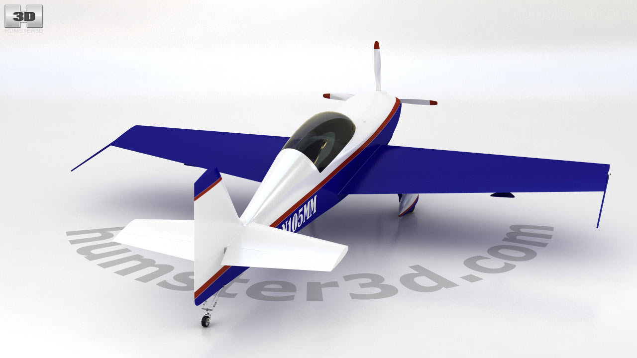 360 view of Extra 300L Aerobatic aircraft 3D model - 3DModels store