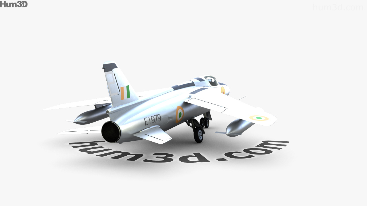 360 view of HAL Ajeet 3D model - 3DModels store