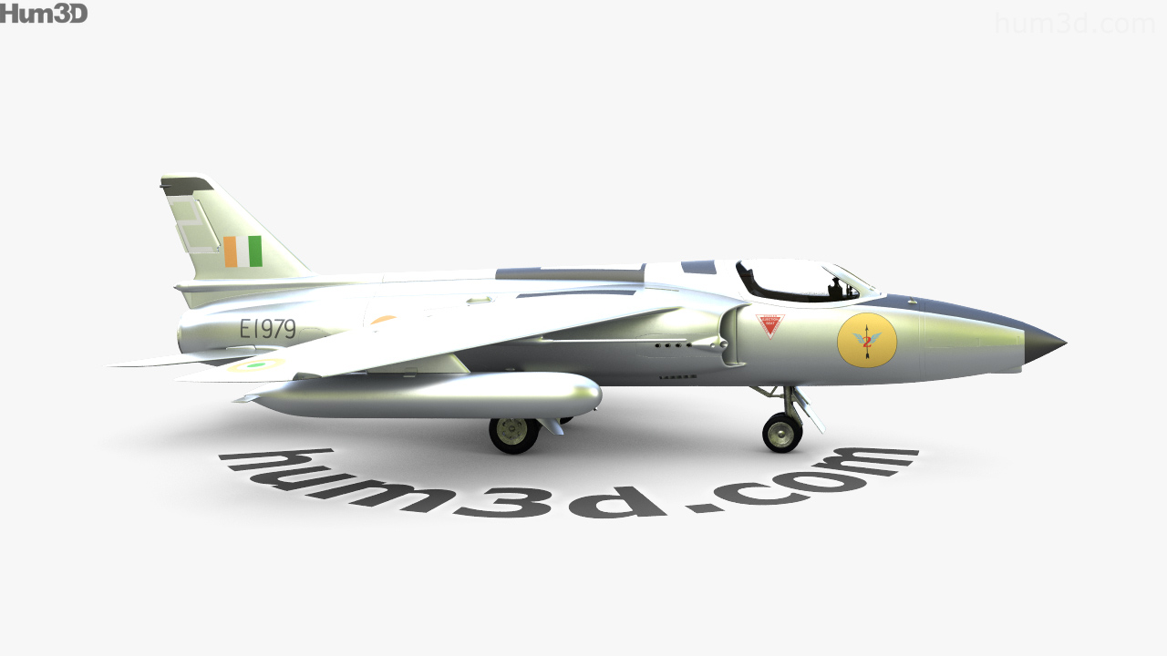 360 view of HAL Ajeet 3D model - 3DModels store