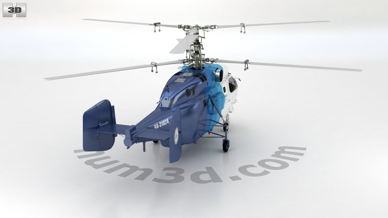 360 view of Kamov Ka-32 3D model - 3DModels store
