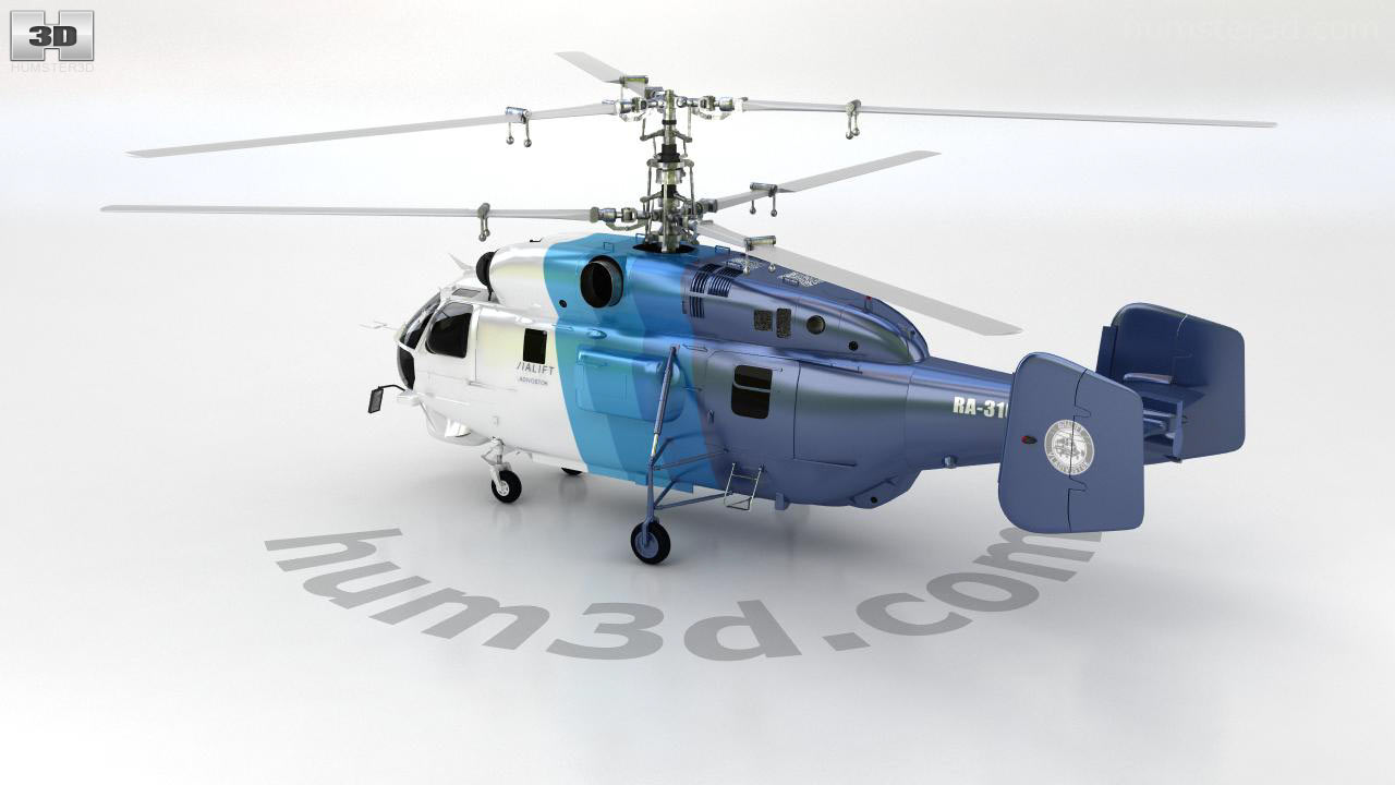 360 view of Kamov Ka-32 3D model - 3DModels store