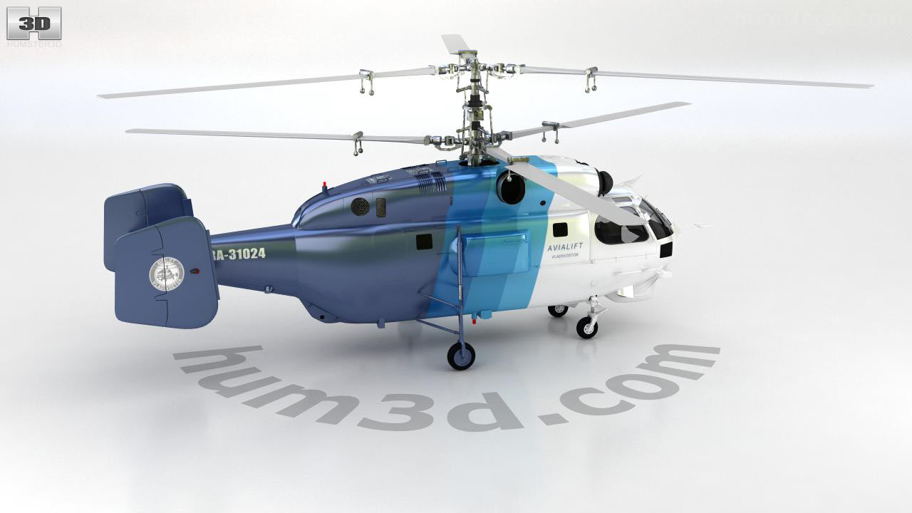 360 view of Kamov Ka-32 3D model - 3DModels store