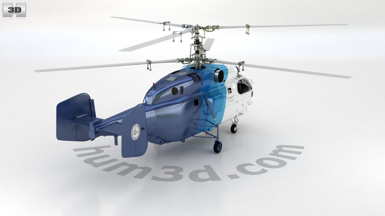 360 view of Kamov Ka-32 3D model - 3DModels store