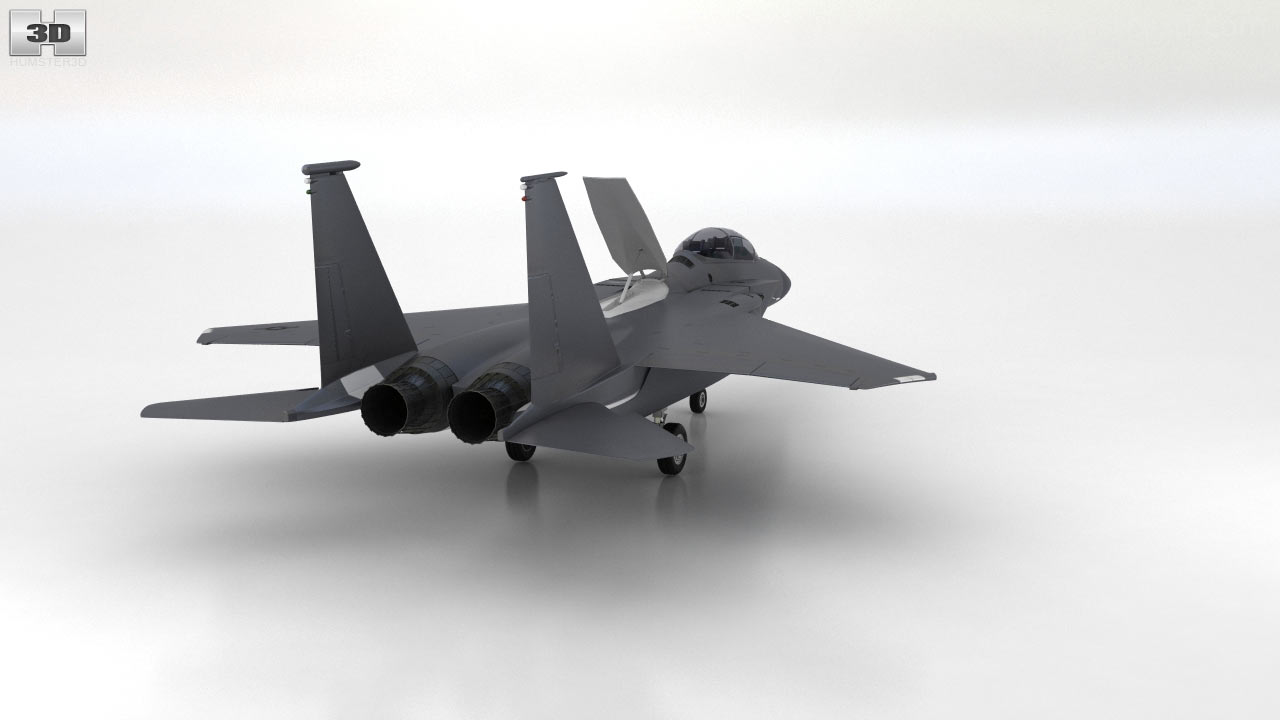 360 view of McDonnell Douglas F-15E Strike Eagle 3D model - 3DModels store