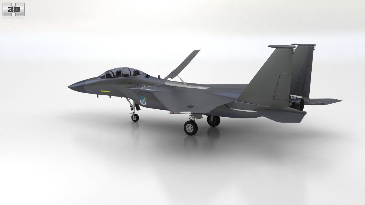 360 view of McDonnell Douglas F-15E Strike Eagle 3D model - 3DModels store
