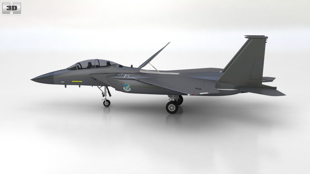 360 view of McDonnell Douglas F-15E Strike Eagle 3D model - 3DModels store