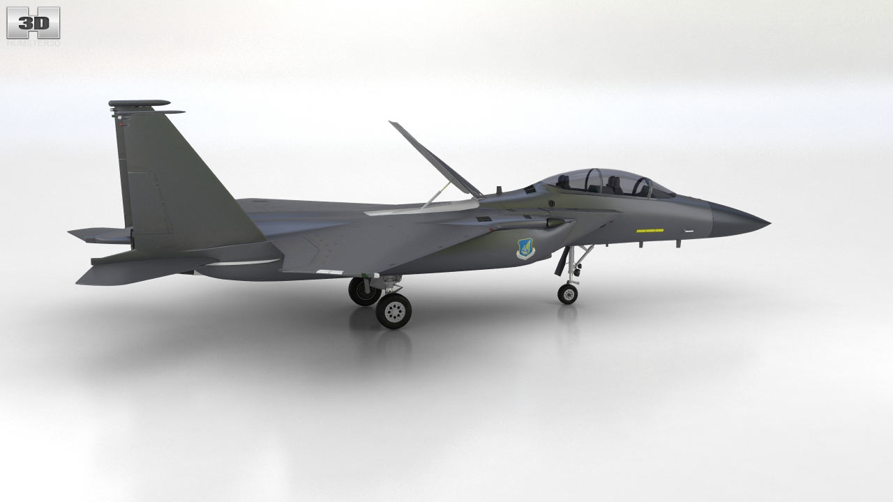360 view of McDonnell Douglas F-15E Strike Eagle 3D model - 3DModels store