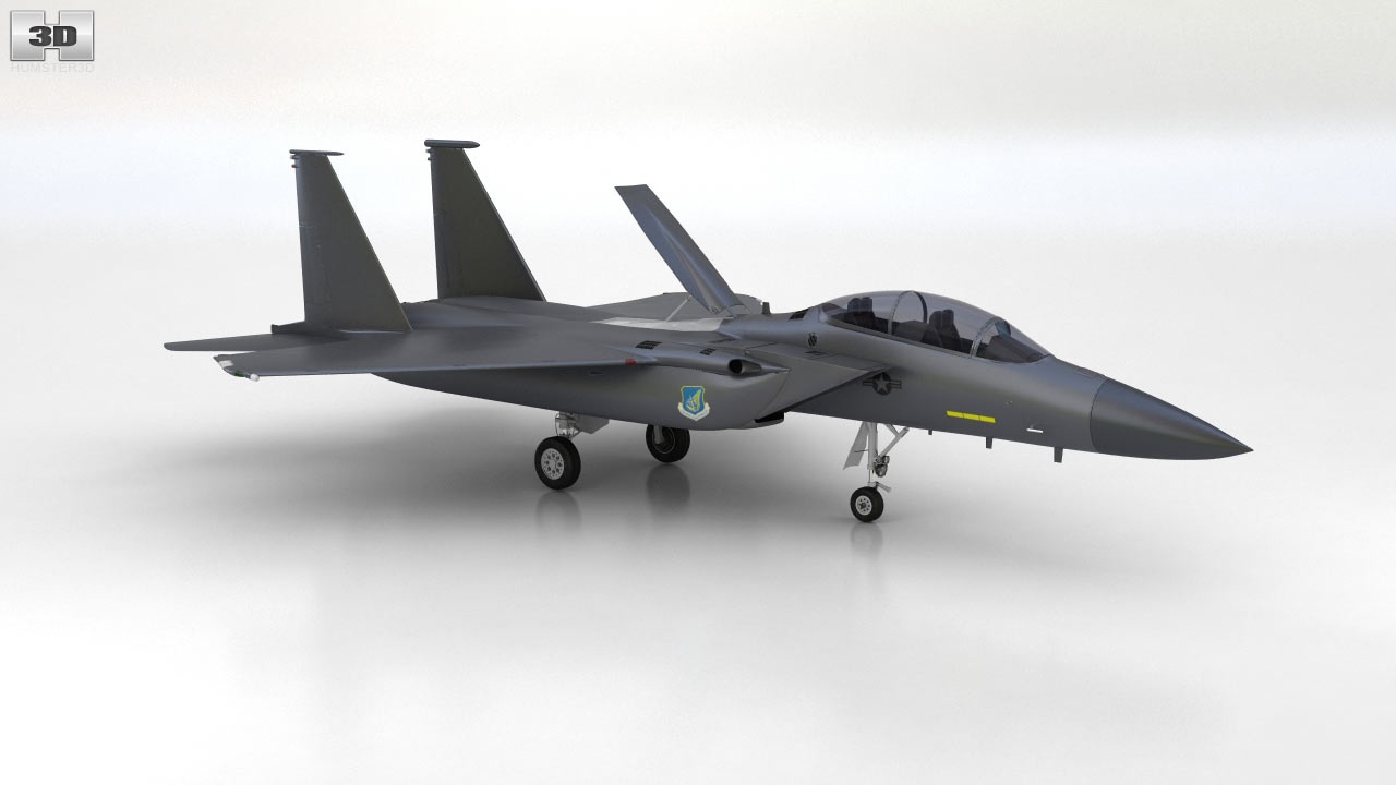360 view of McDonnell Douglas F-15E Strike Eagle 3D model - 3DModels store