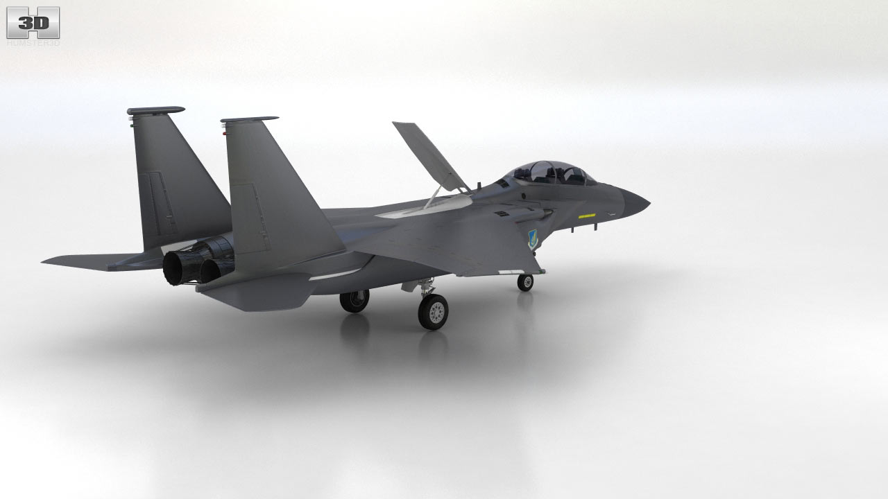 360 view of McDonnell Douglas F-15E Strike Eagle 3D model - 3DModels store
