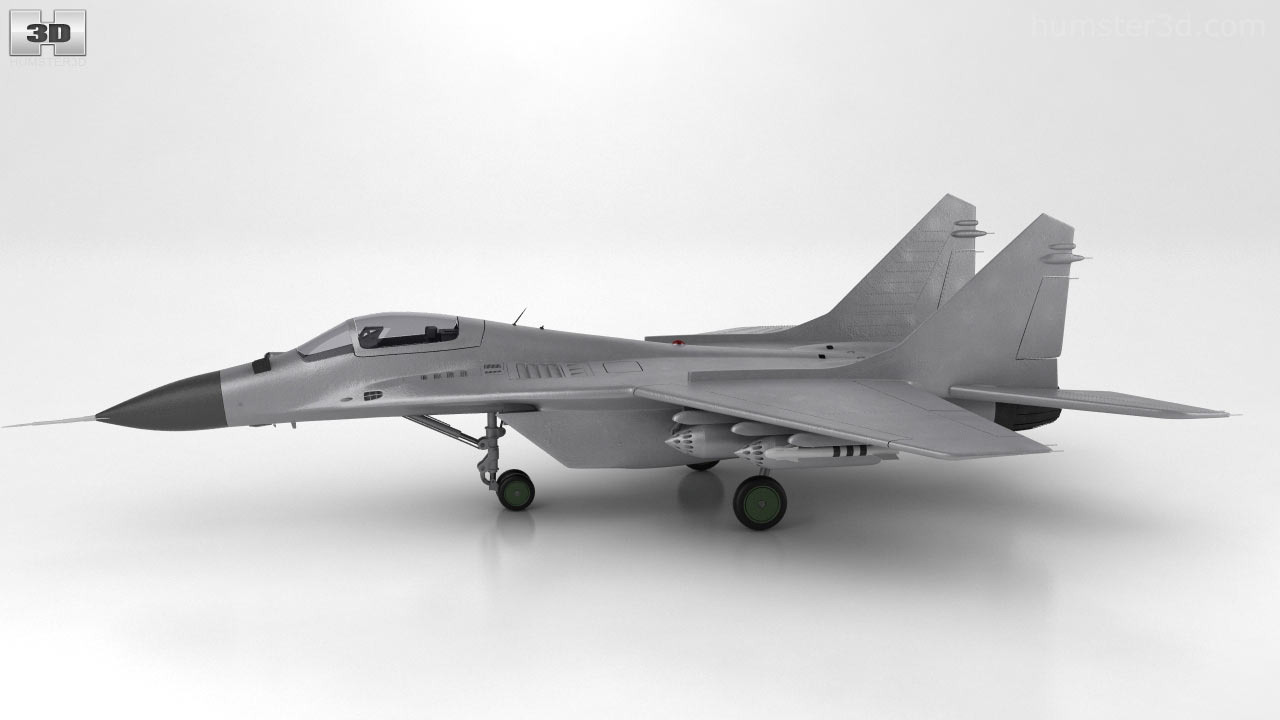 360 view of Mikoyan MiG-29 3D model - 3DModels store