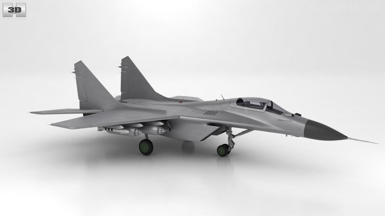 360 view of Mikoyan MiG-29 3D model - 3DModels store