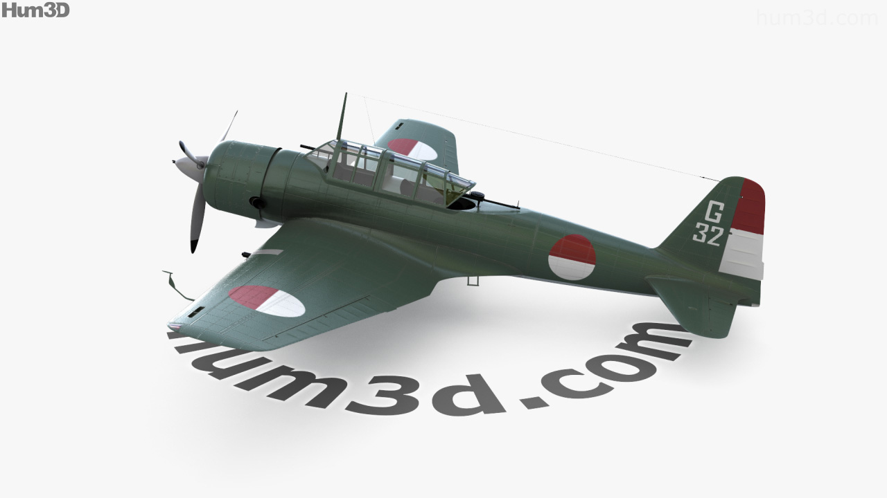 360 view of Mitsubishi Ki-51 3D model - 3DModels store