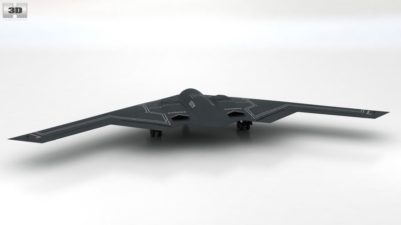 360 view of Northrop B-2 Spirit 3D model - 3DModels store