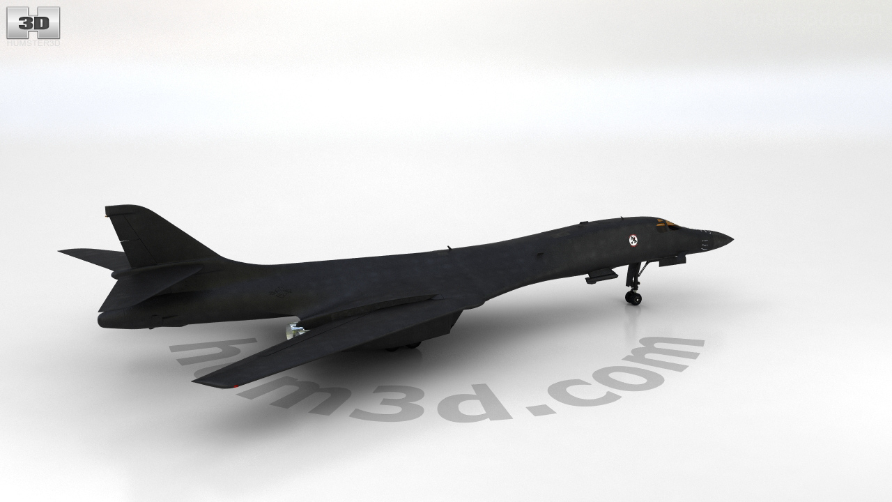 360 view of Rockwell B-1 Lancer 3D model - 3DModels store