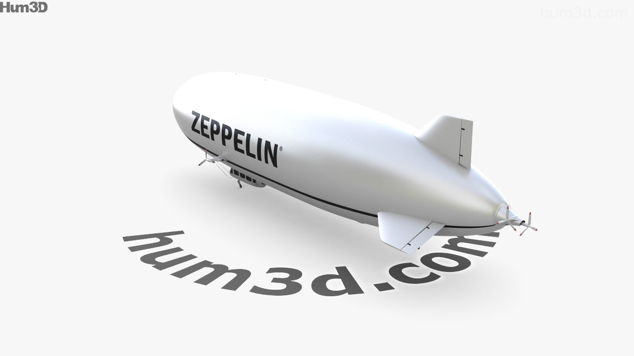 360 view of Zeppelin NT 3D model - 3DModels store